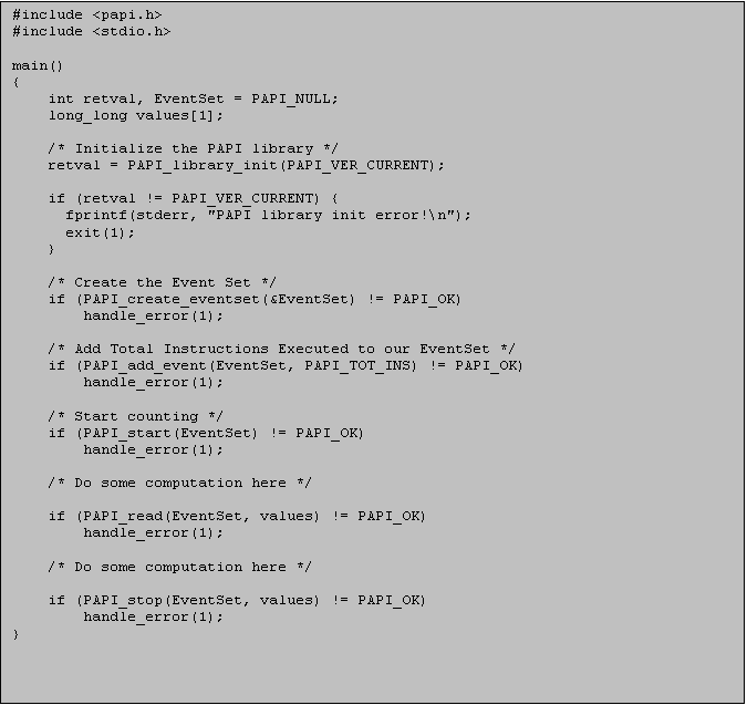 PAPI USER'S GUIDE Version 3.0b