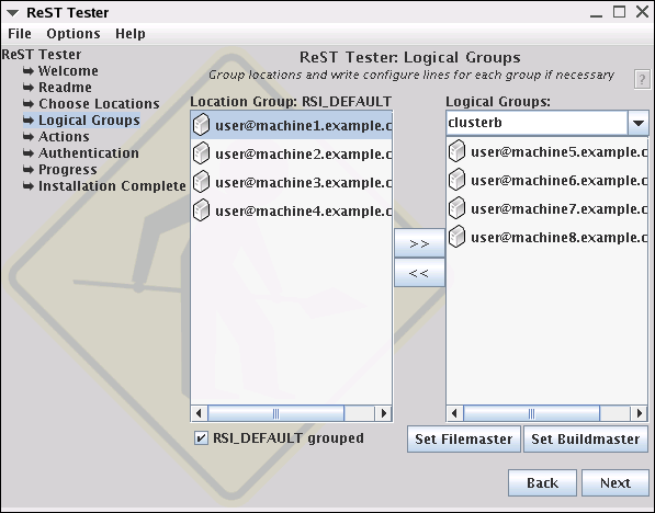ReST Installer User's Guide