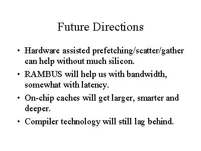 Future Directions